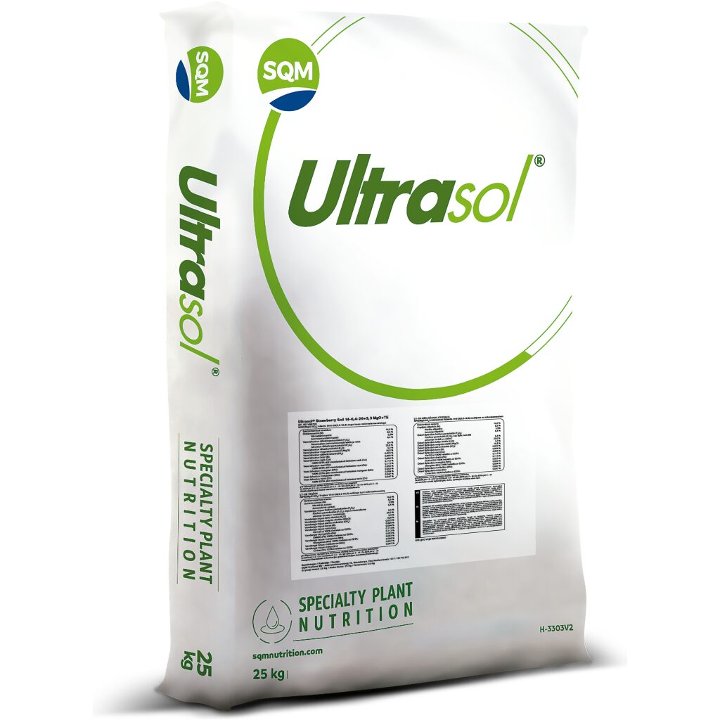 Maasikaväetis Ultrasol 14-6,4-26 25 kg - Baltic Agro epood